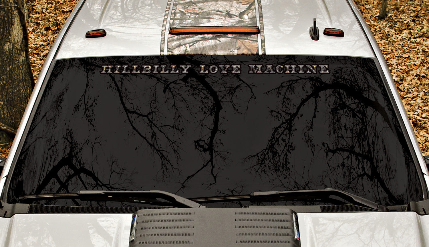 Hillbilly Love Machine Windshield Decal – Mossy Oak Graphics